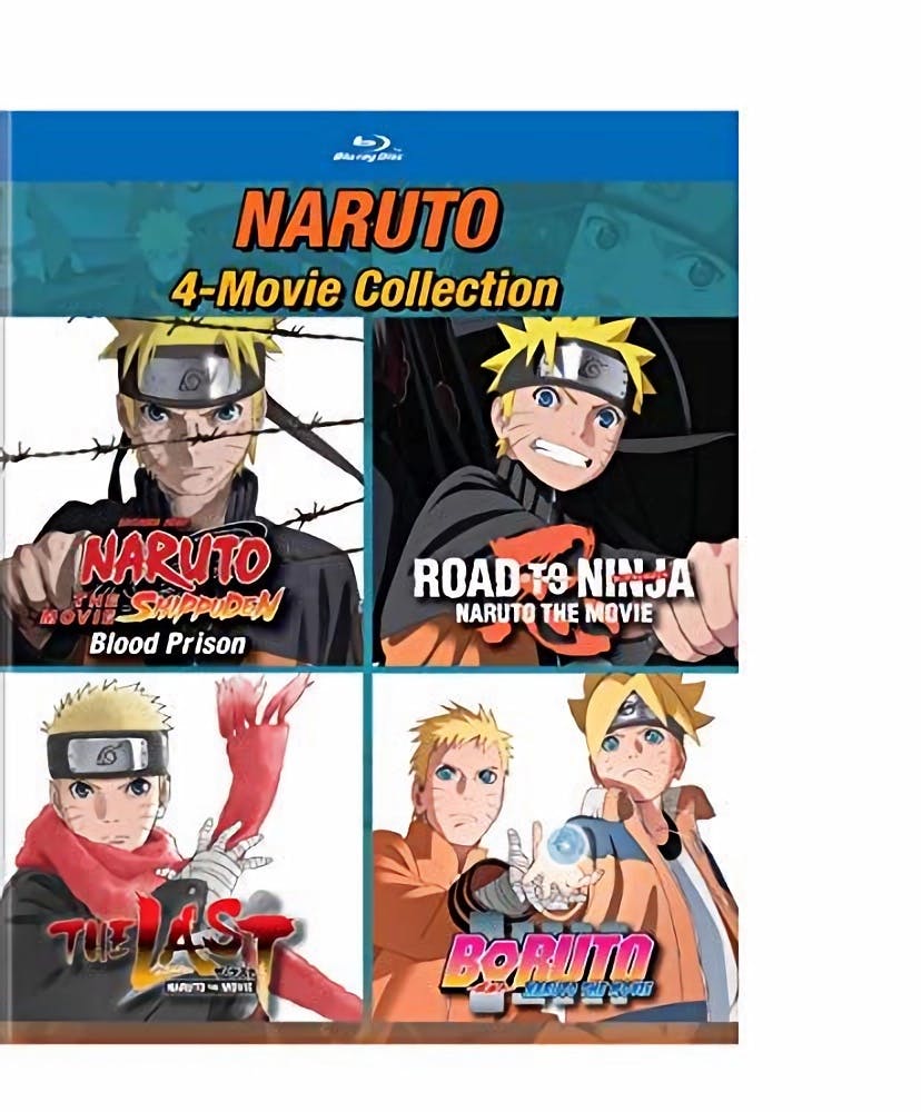 Naruto: 4-Movie Collection (Blu-ray Set) [Blu-ray] – GRUV Entertainment