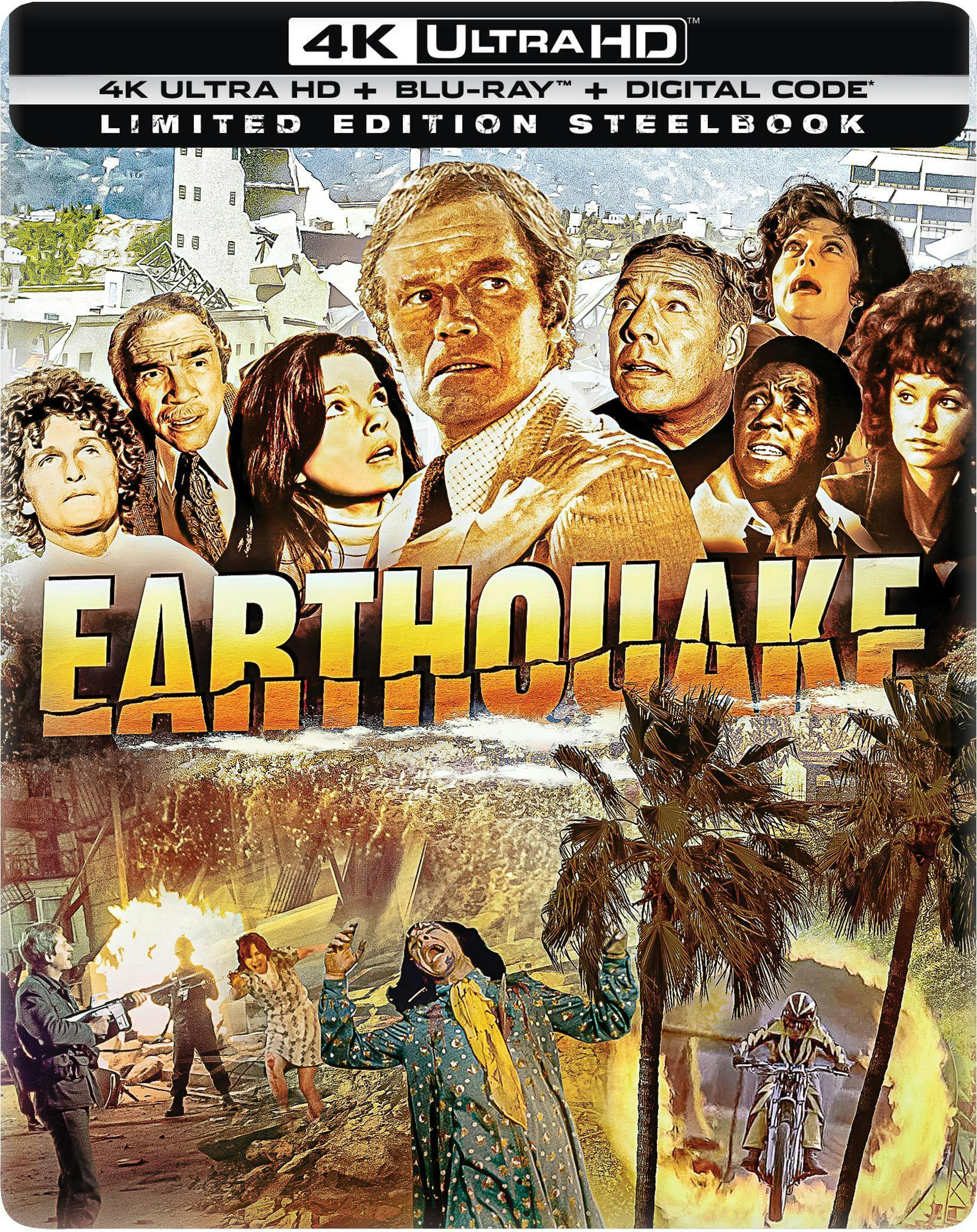 Earthquake (Limited Edition 4K Ultra HD Steelbook + Blu-ray + Digital ...