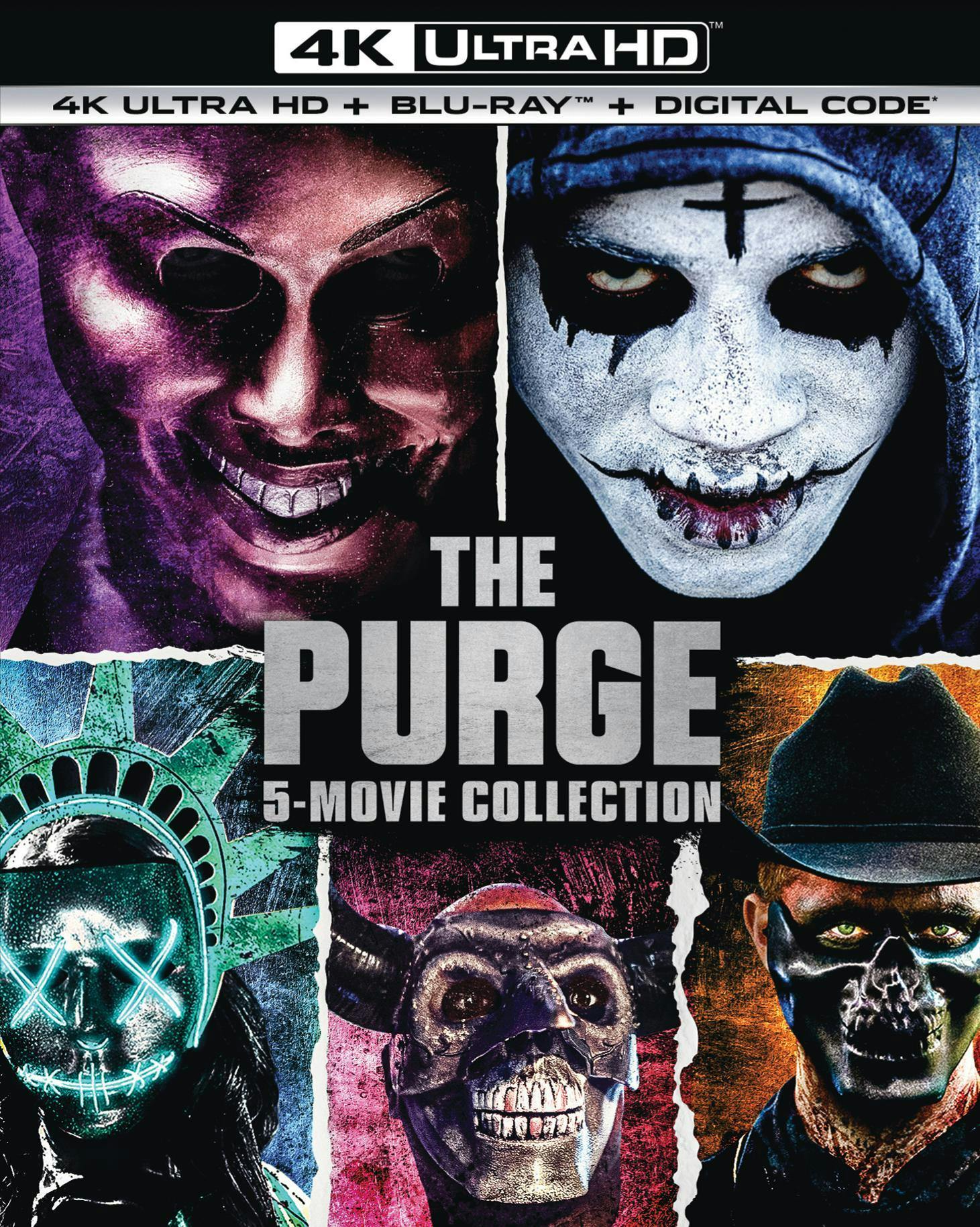 The Purge: 5-Movie Collection - 4K Ultra HD + Blu-ray + Digital (4K Ul ...