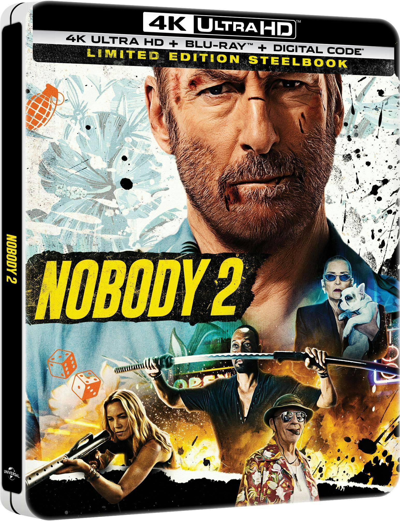 Nobody 2 (Limited Edition 4K Ultra HD Steelbook + Blu-ray + Digital ...