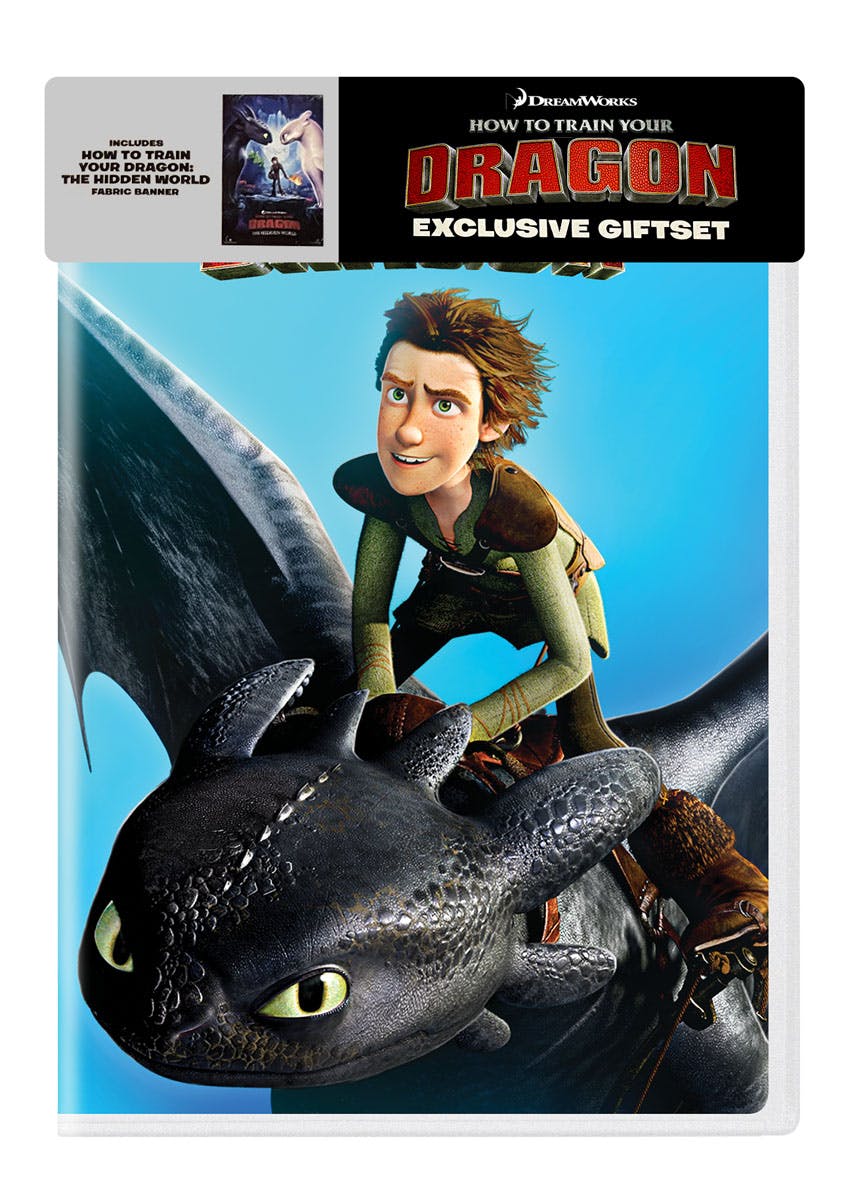 How To Train Your Dragon Gift Set (Includes Fabric Banner) [DVD] – GRUV ...