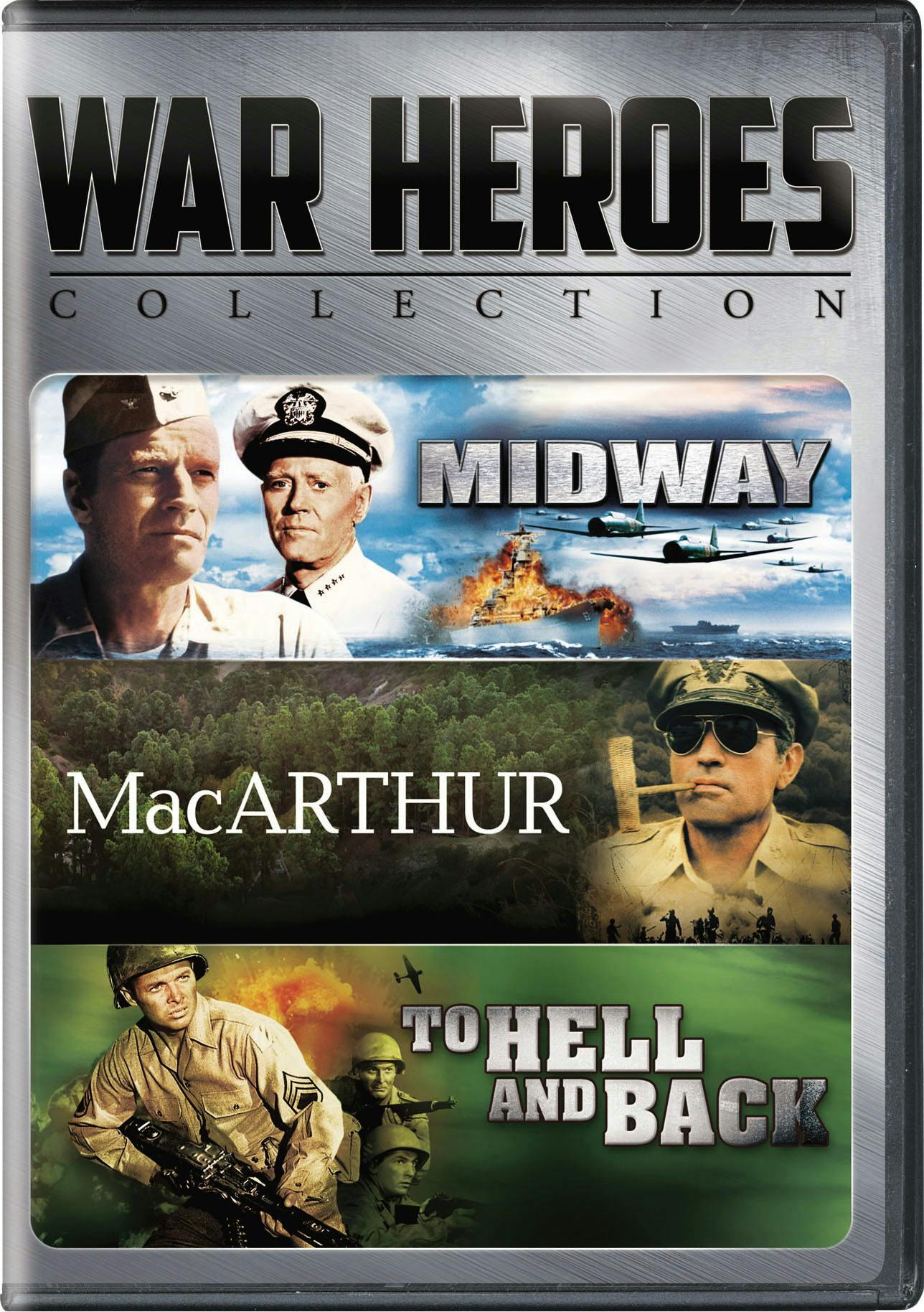 Midway/MacArthur/To Hell and Back (DVD Set) [DVD] – GRUV Entertainment