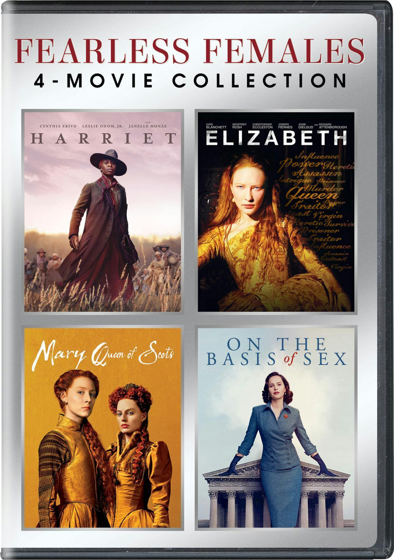 Fearless Females 4-Movie Collection (Harriet/Elizabeth/Mary Q [DVD ...